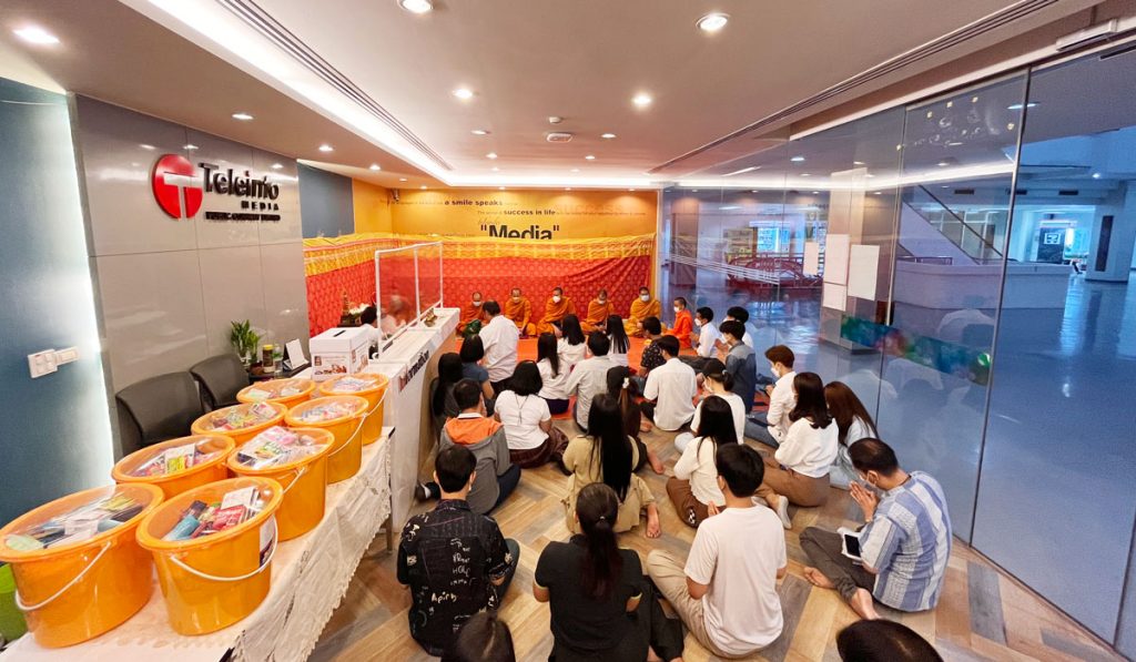 TMC OCC จัดงานทำบุญบริษัทประจำปี 2566 | TMC Outsourced Contact Center